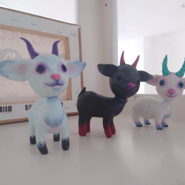 Valentines Cat -purple, Evil Kitty, Cat With Horns, Creepy Cute ...