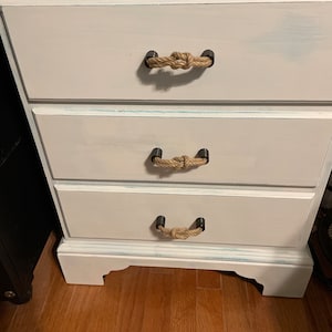 Rustic JUTE ROPE Handle Home Decor Drawer Pull - Etsy