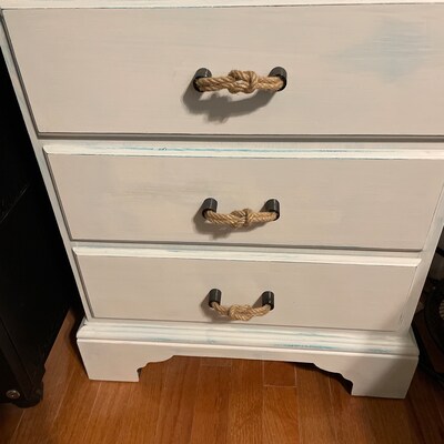 Rustic JUTE ROPE Handle Home Decor Drawer Pull - Etsy