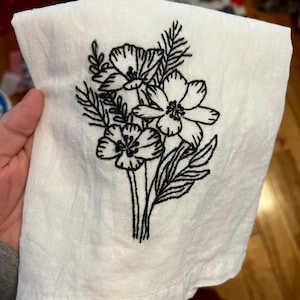 Middle Finger Hand Embroidery Pattern Flip off Flower - Etsy