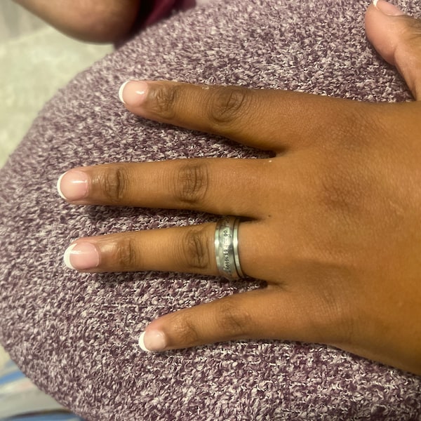 Women's Spinner Ring - Life Becomes Limitless Once You Become Fearless ...