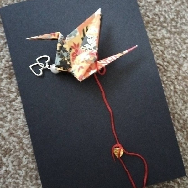 Good Luck Gift, Origami Crane Keepsake Gift, 1st Wedding Anniversary ...