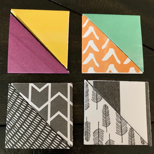 Corner Bookmarks, Paper Corner Bookmarks, Folded Corner Bookmarks ...