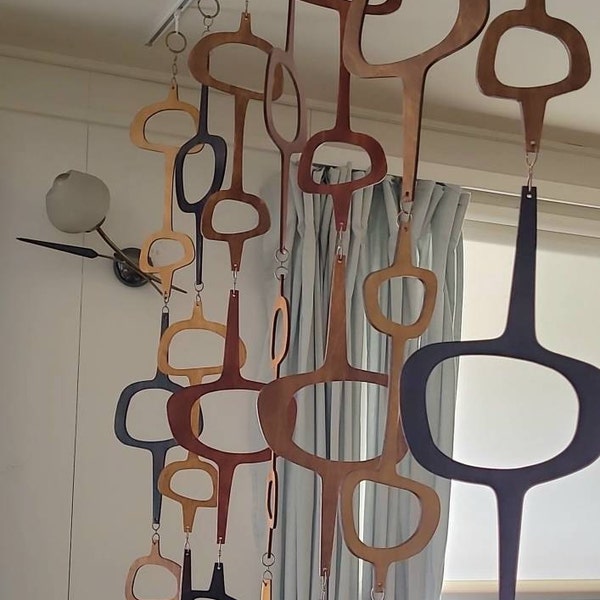 Mid Century Modern Magnets, Retro Magnets, Wood Magnets, Geometric ...