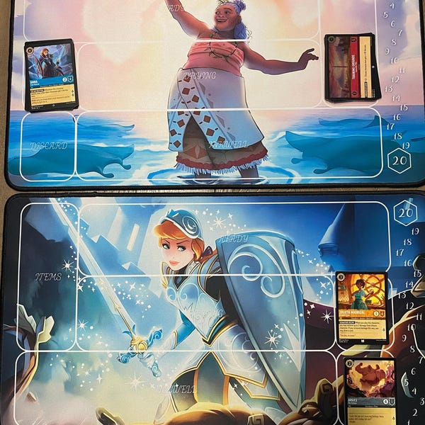 TCG Play Mats Lorcana Alice Growing Girl Multiple Sizes WITH Zones - Etsy