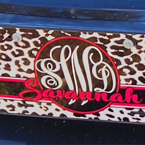 USA Flag State Personalized License Plate Custom, Auto Tag, Car Tag ...