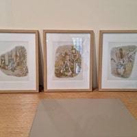 PETER RABBIT Wall Art Pink Peter Rabbit Prints Vintage Girl Nursery ...