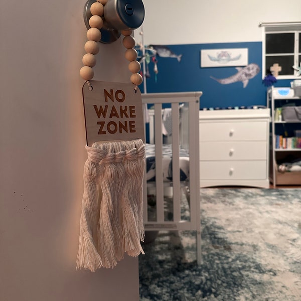 No Wake Zone Nursery Sign, No Wake Zone, Beachy Decor, Coastal Decor ...