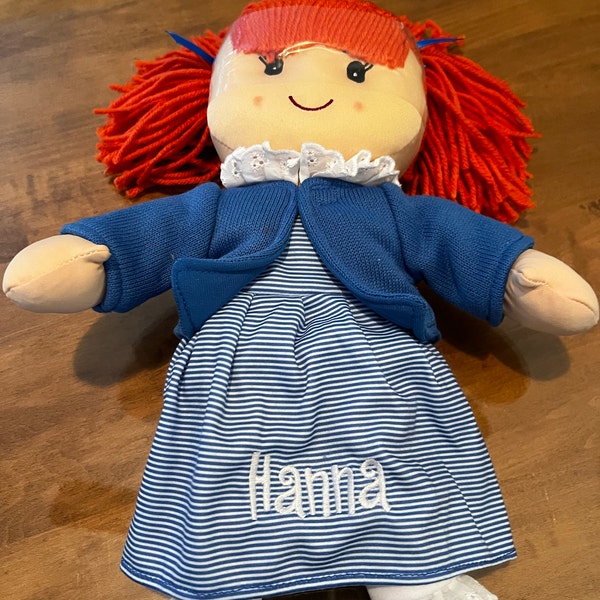 Personalized Cuddle Time Rag Dolls - Ages 3+ Soft Doll for Kids - Plush ...