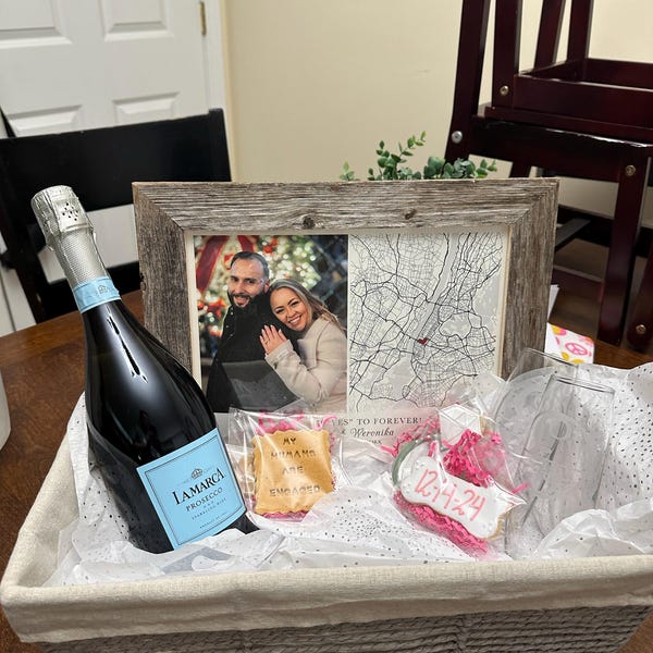 Wedding Gift Where We Met Map Gift Wedding Gifts Engagement Gift for ...