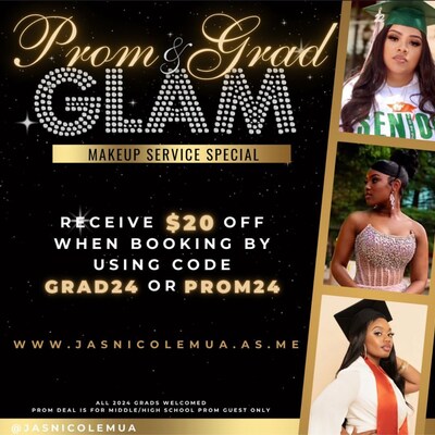 Glam Prom Specials Flyer, DIY Prom Queen Beauty Makeup Artist Hair Nail ...