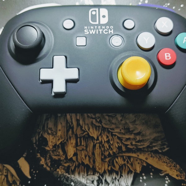 Custom Black Gamecube Themed Nintendo Switch Pro Controller - Etsy