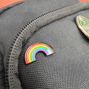 Aroace Rainbow Pin Aro Pride Accessory Badge Aromantic - Etsy