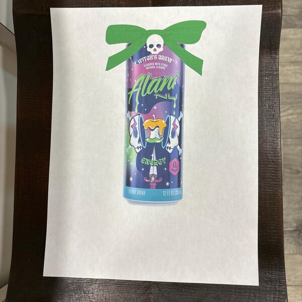 Alani Nu Cherry Twist With White Bow Energy Drink PNG - Etsy