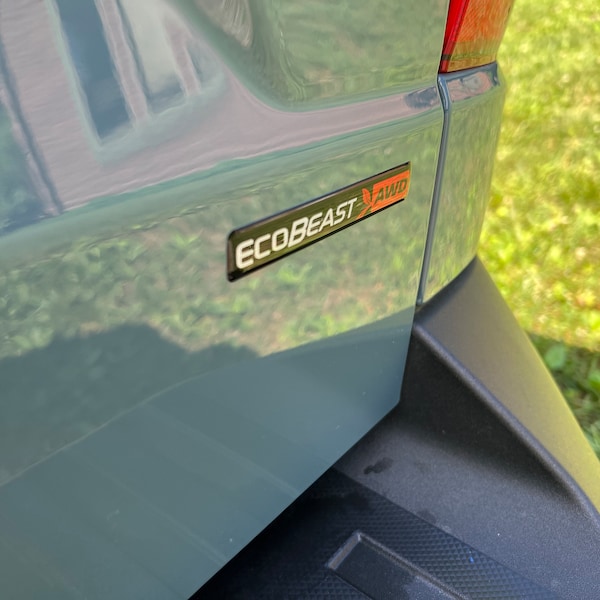 Gel Coated (domed) FORD Ecobeast AWD or Twin Turbo AWD Emblem Overlay ...