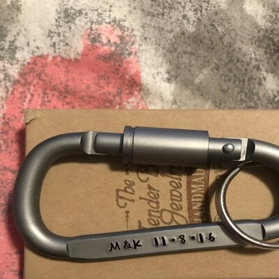 Personalized Carabiner Boyfriend Gift Gift for Husband Fathers Gift ...
