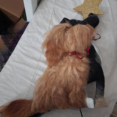 Pug Dog Christmas Tree Topper // Dog Tree Topper // Pug Holiday Decor ...