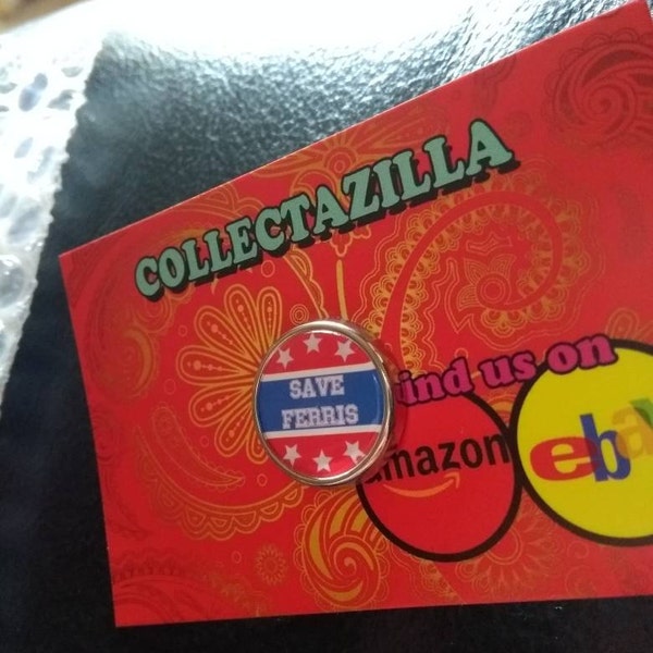 Cool Ferris Buellers Day off save Ferris Lapel/tie Pin Badge - Etsy