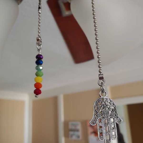 Very Large Hummingbird & Rose Fan Light Pull Chain Ornament Set - Etsy