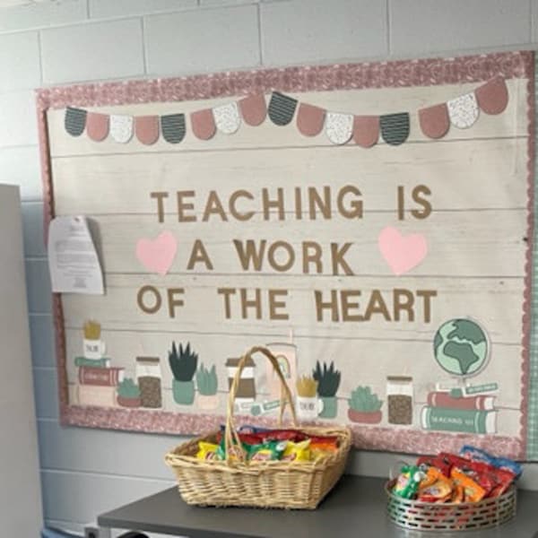 Teacher Appreciation Bulletin Board Kit - Etsy
