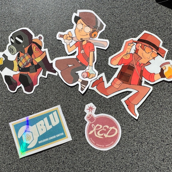 TF2 - Scout Sticker Pack - Etsy