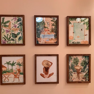 Vacation Mode II Art Print, Watercolour Resort Fashion Painting Palm ...