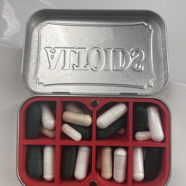 Altoids Tin Pill Storage Insert - Ingenious Design for Organized ...