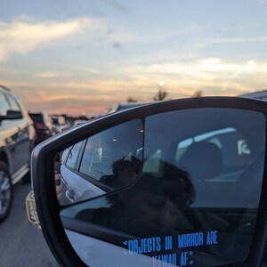 Object in Mirror Are Kawaii AF Sticker Vinyl Decal, Cute Heart Decals ...