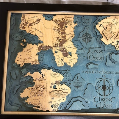 Northern Lands 3D Wood Map - Etsy