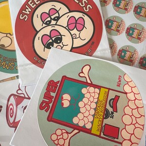 Wacky Whiffer Whiffers Matte MAX SCENT Scratch and Sniff Stickers. Big ...