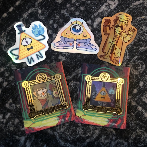 Gravity Falls Pin Lenticular Fanart - Etsy