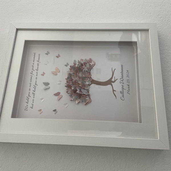Baby Loss Butterfly Tree for Angel Baby Gift Miscarriage Keepsake ...