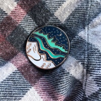Northern Lights Enamel Pin - Etsy