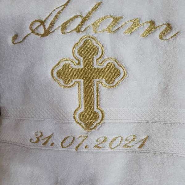 Cross / Christening Cross Machine Embroidery Design, Instantly Download ...