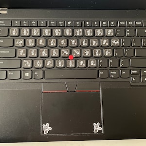 37 ASL Alphabet Keyboard Stickers Sign Language Stickers | Etsy