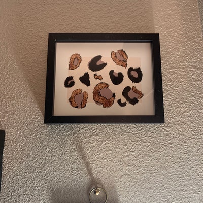 Leopard Print Glitter Leopard Bronze Decor Leopard Wall - Etsy