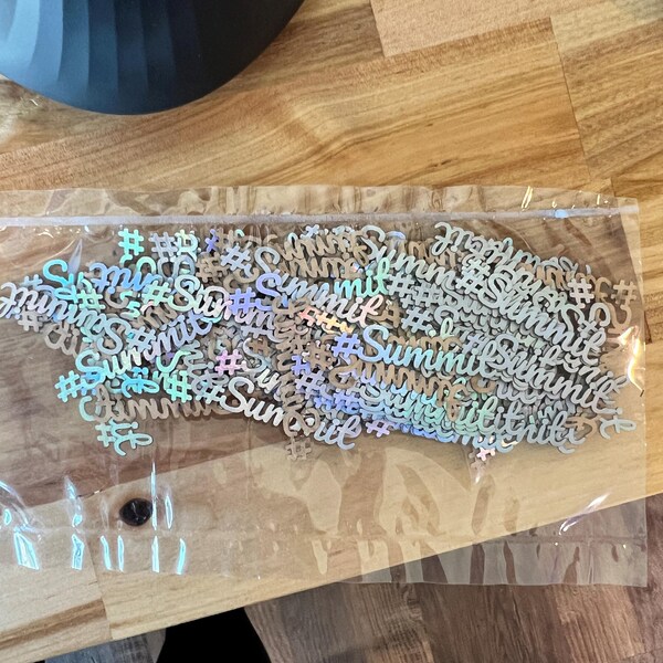 Custom Name Confetti, Personalized Confetti, Personalized Word Confetti ...