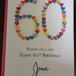 17th Birthday Card Personalised Age 17 Card Handmade and Customised for ...