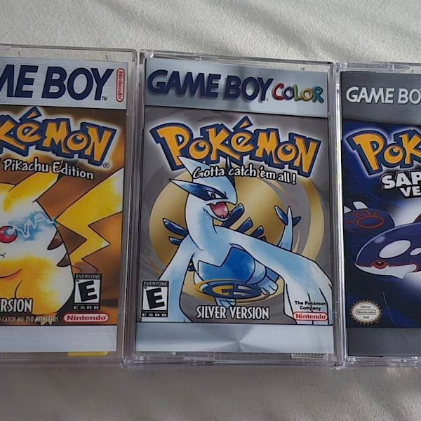 Custom Gameboy / Gameboy Color / Gameboy Advance, Cassette Cases - Etsy
