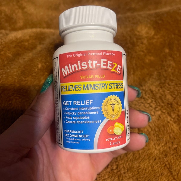 Pastor Gift: Ministr-eeze Box or Bottle! Gag Gift for Pastor Minister ...