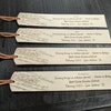 Leather Bookmark, Wildflower, Olive Branch, Willow Tree, Customize - Etsy