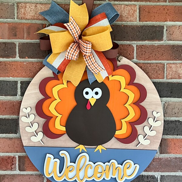 Turkey Welcome Sign, Digital Download, SVG Laser Cut File, Cricut ...