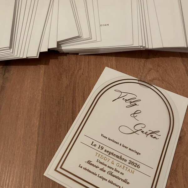 Acrylic Wedding Invitation, Personalized Clear Invitations, Sweet 16 ...