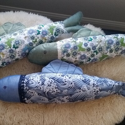 PDF Pattern for Fish Pillow Youtube Class, PDF Printable Download, Plus ...