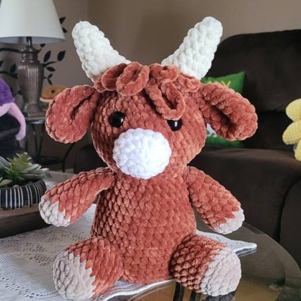 Connie the Cow Plush Crochet PATTERN - Etsy