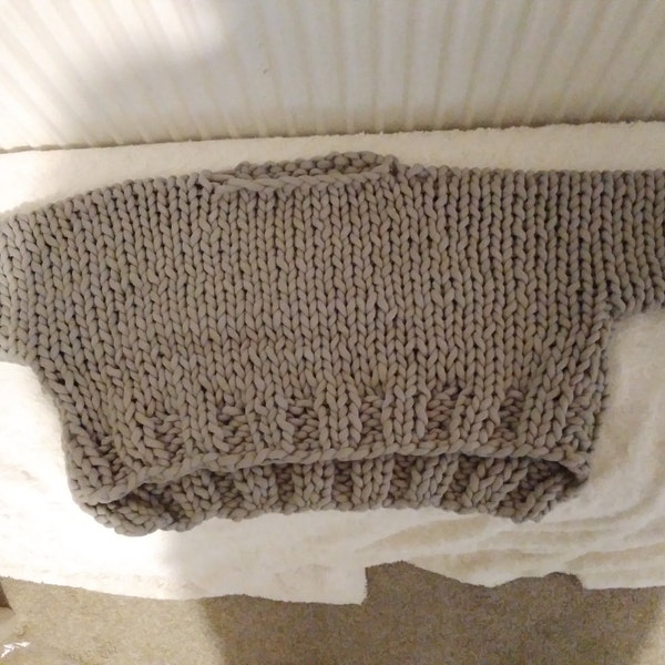 Big Little Crop Top Knitting Pattern - Knitted Top, Crop Top Knitting ...