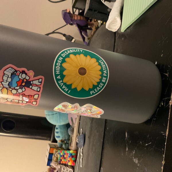 Hidden Disability Awareness Sticker, Waterproof Sticker, Mental Health ...