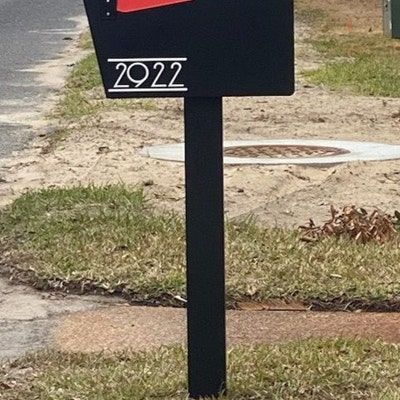 Custom Mailbox Decals Personalized Lettering & Numbers in Durable Vinyl ...