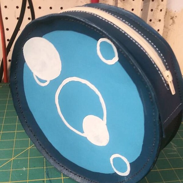 Leather Circle Bag Pattern | Round Bag Template Pdf | Leather Bag ...