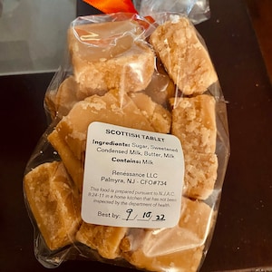 Scottish Tablet Candy Our Original Authentic Scotland Family Recipe ...